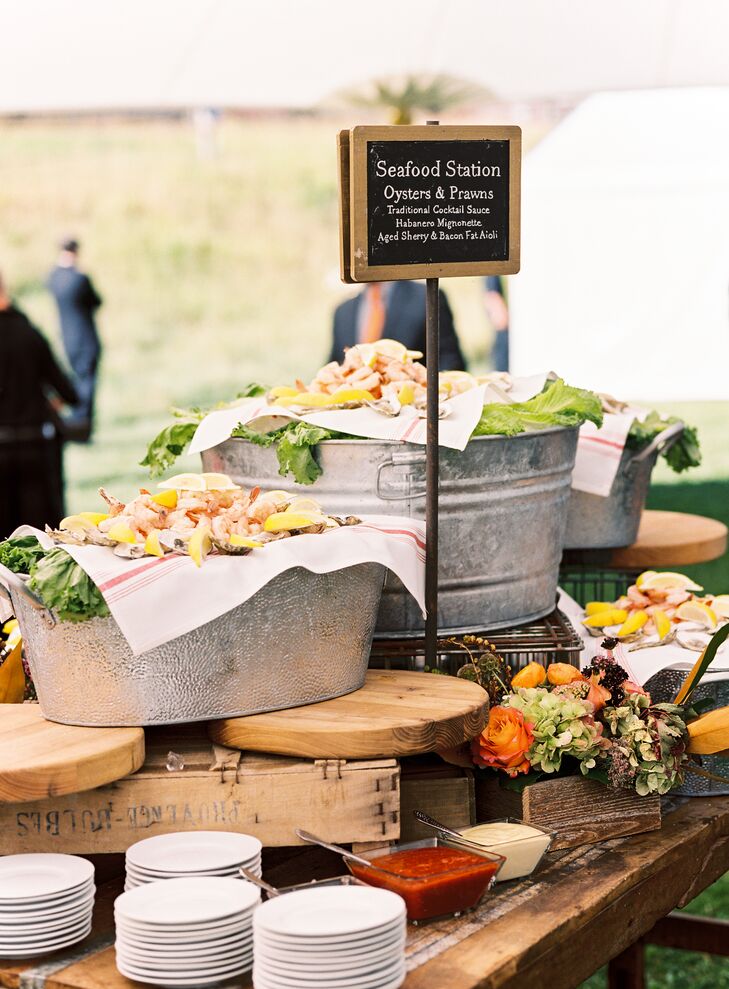 Rustic Seafood Station