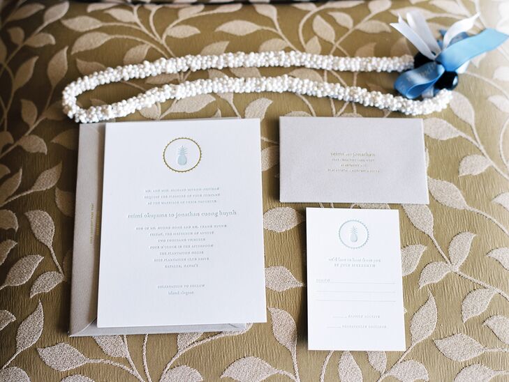 Simple White Wedding Invitations