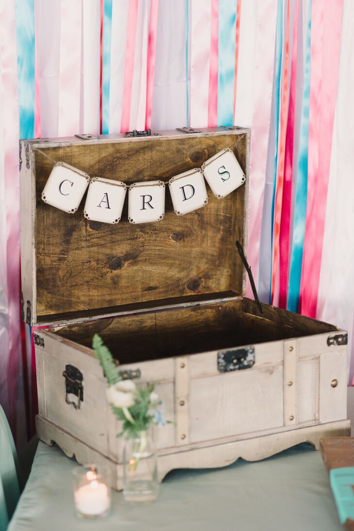 Beach-Inspired Treasure Chest Card Holder