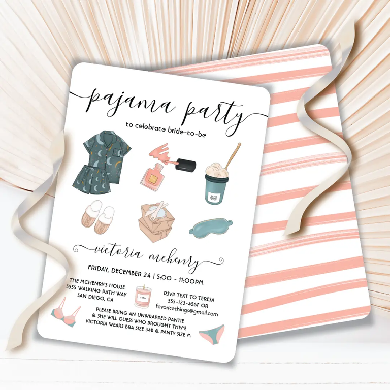The 15 Best Lingerie Party Invitations For Your Shower