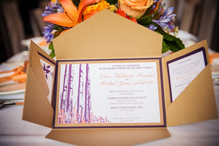 Outdoor Themed Wedding Invitations