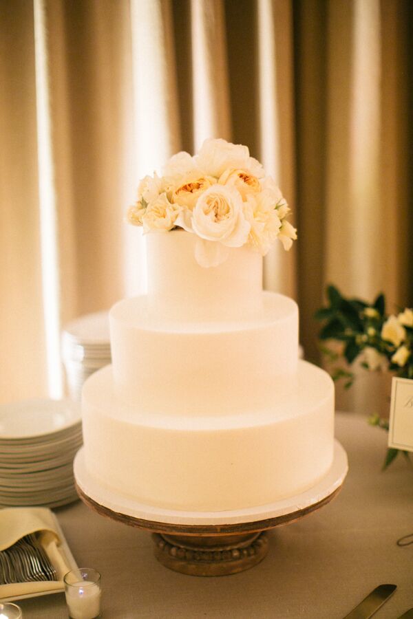 Tiered Fondant Cake with Roses