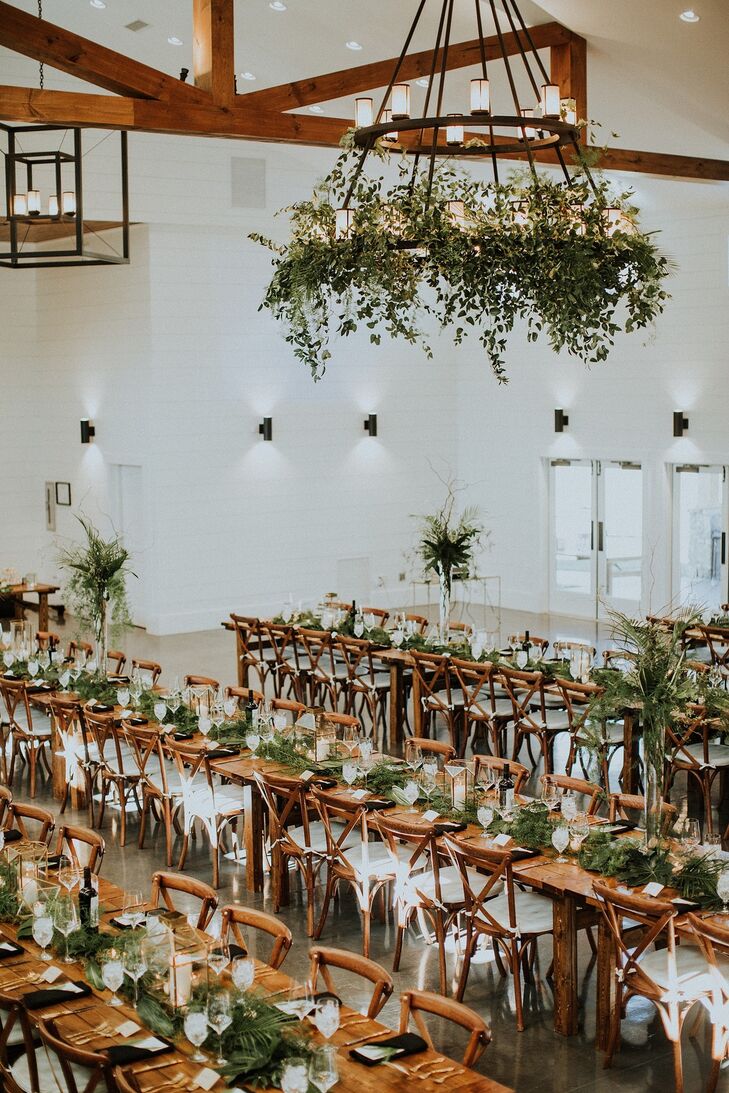 Wood and Greenery Compliment White Interior
