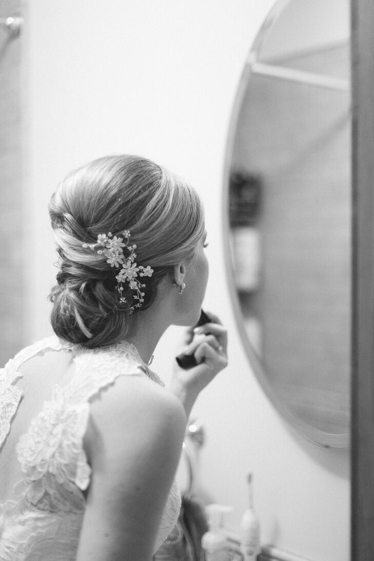 Elegant Updo with Barrette