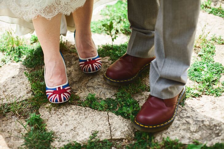 Union Jack Print Heels