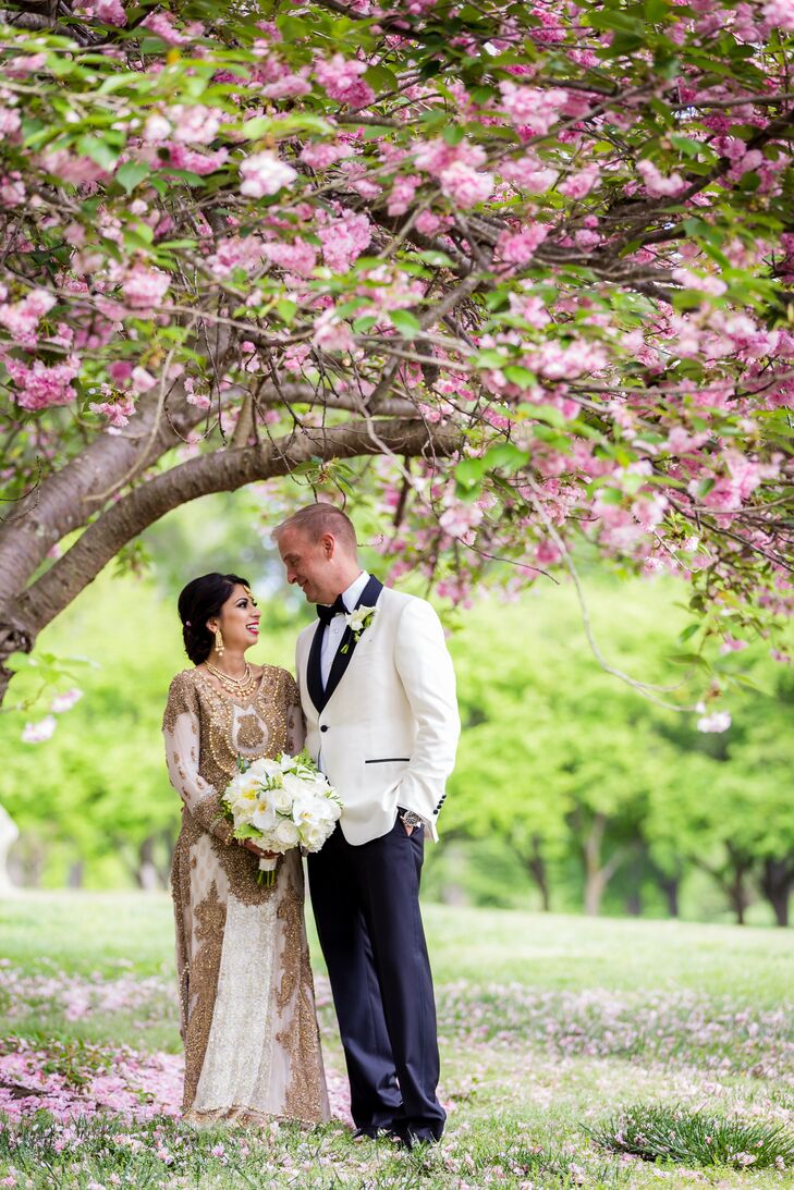 Custom Gold Embroidered Pakistani Wedding Dress