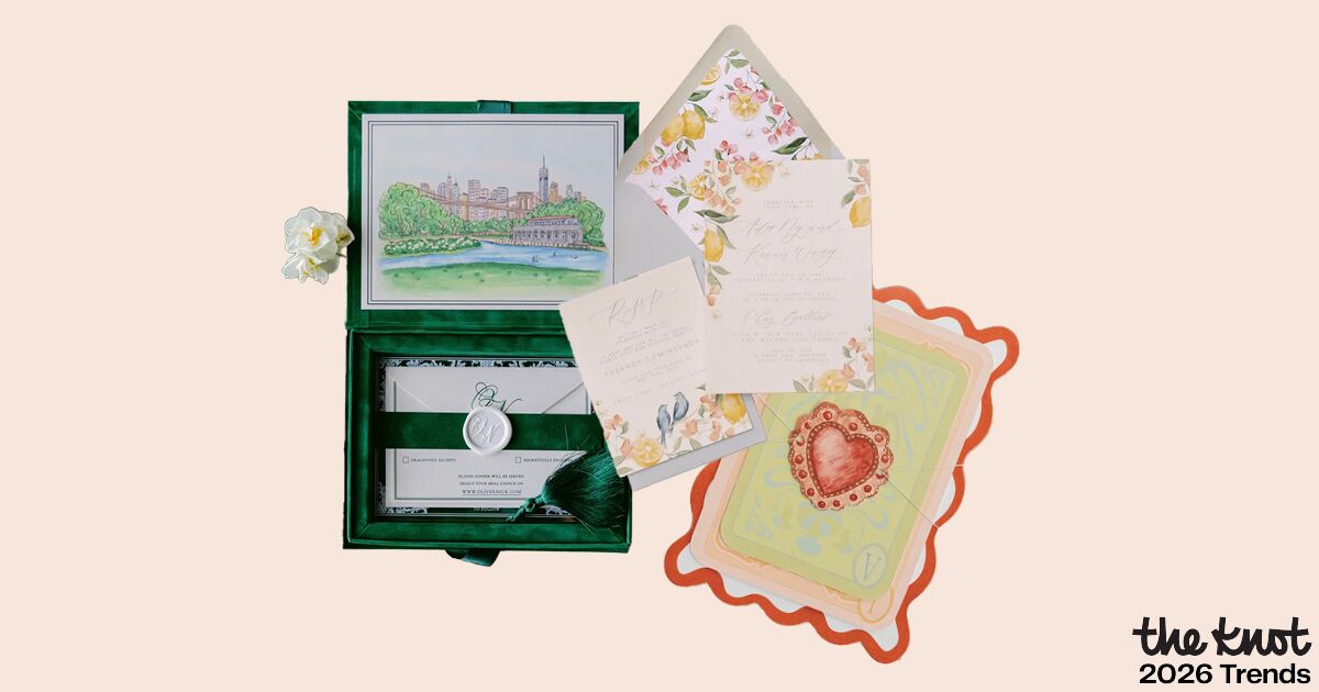 The 12 Top Wedding Invitation Trends of 2026