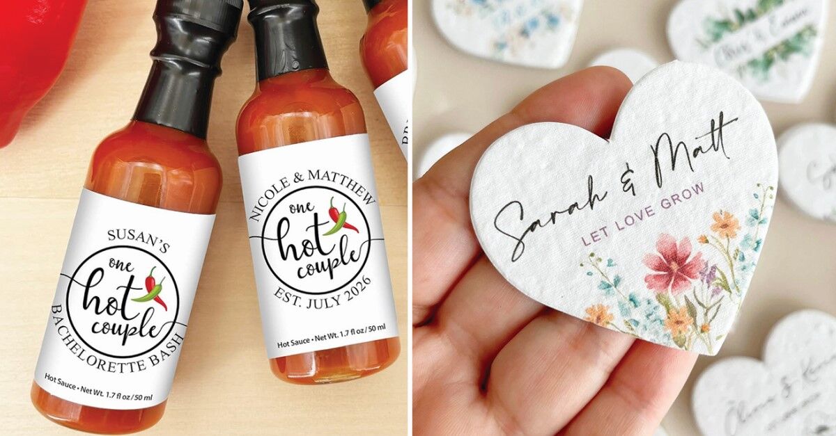 26 Personalized Wedding Favor & Custom Souvenir Ideas