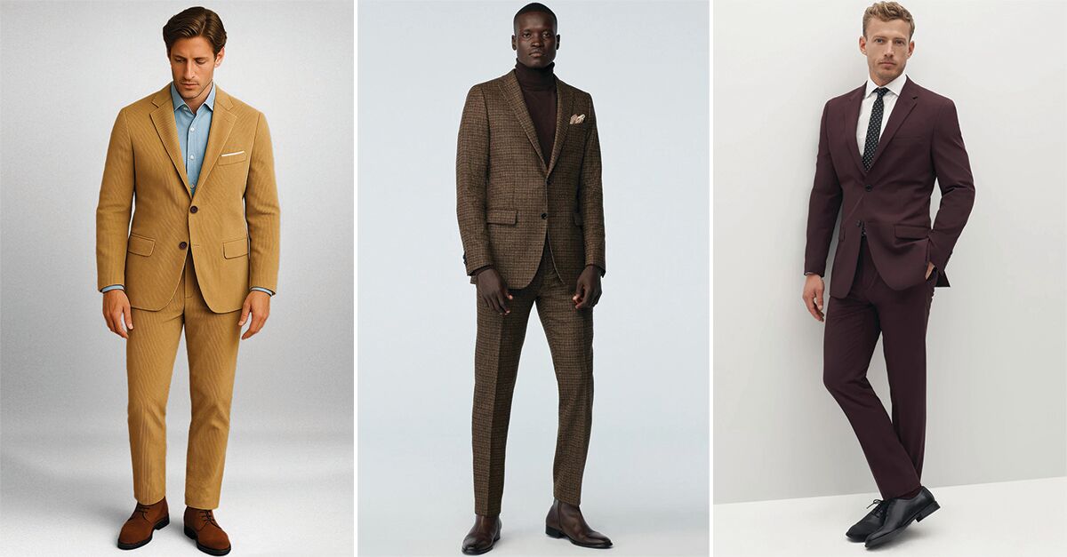 Men’s Fall Wedding Attire for Guests, Groomsmen & Grooms
