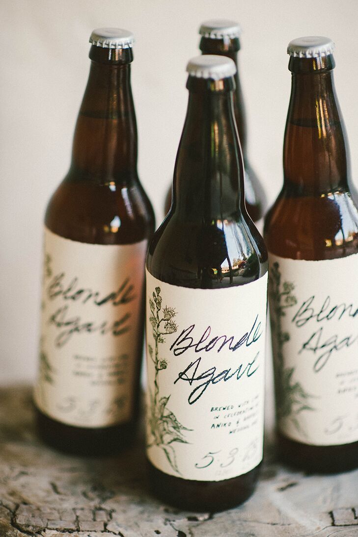 Custom Brewed Beer Wedding Favor