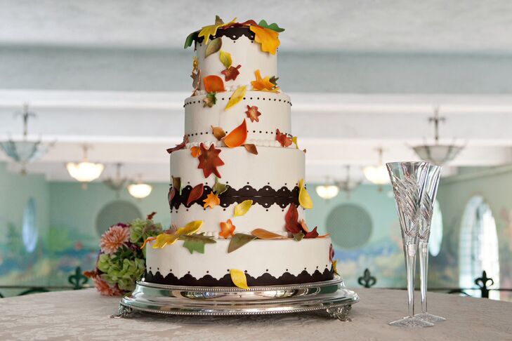 Fall Inspired Wedding Cake