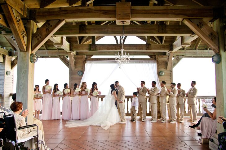 The Reach Gazebo Ceremony with Simple Decor