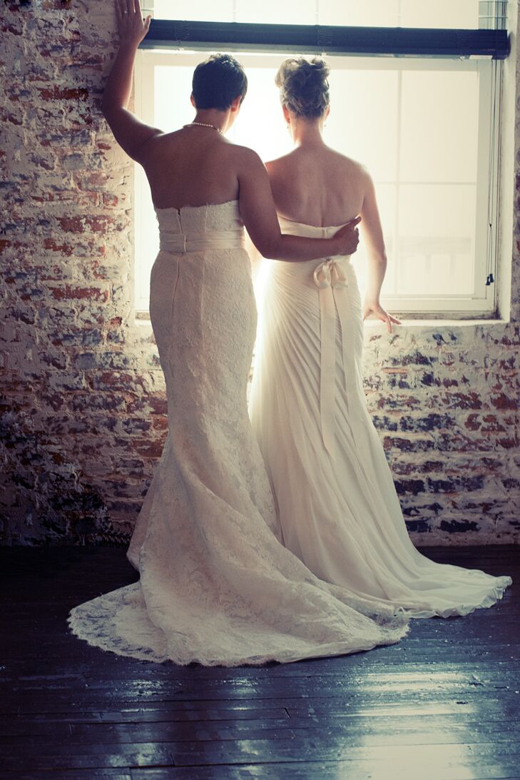 Complementary Off-White Wedding Dresses