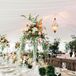 Cascading Bohemian Ivy and Eucalyptus Centerpieces