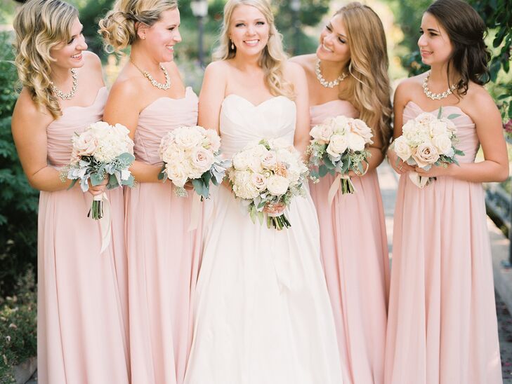 Blushing Bridesmaids