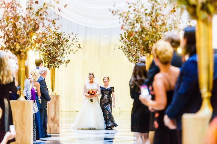 An Elegant Fall Wedding at Atrium at Curtis Center in Philadelphia ...