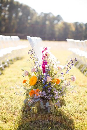 Rustic Wildflower Bridal Bouquet