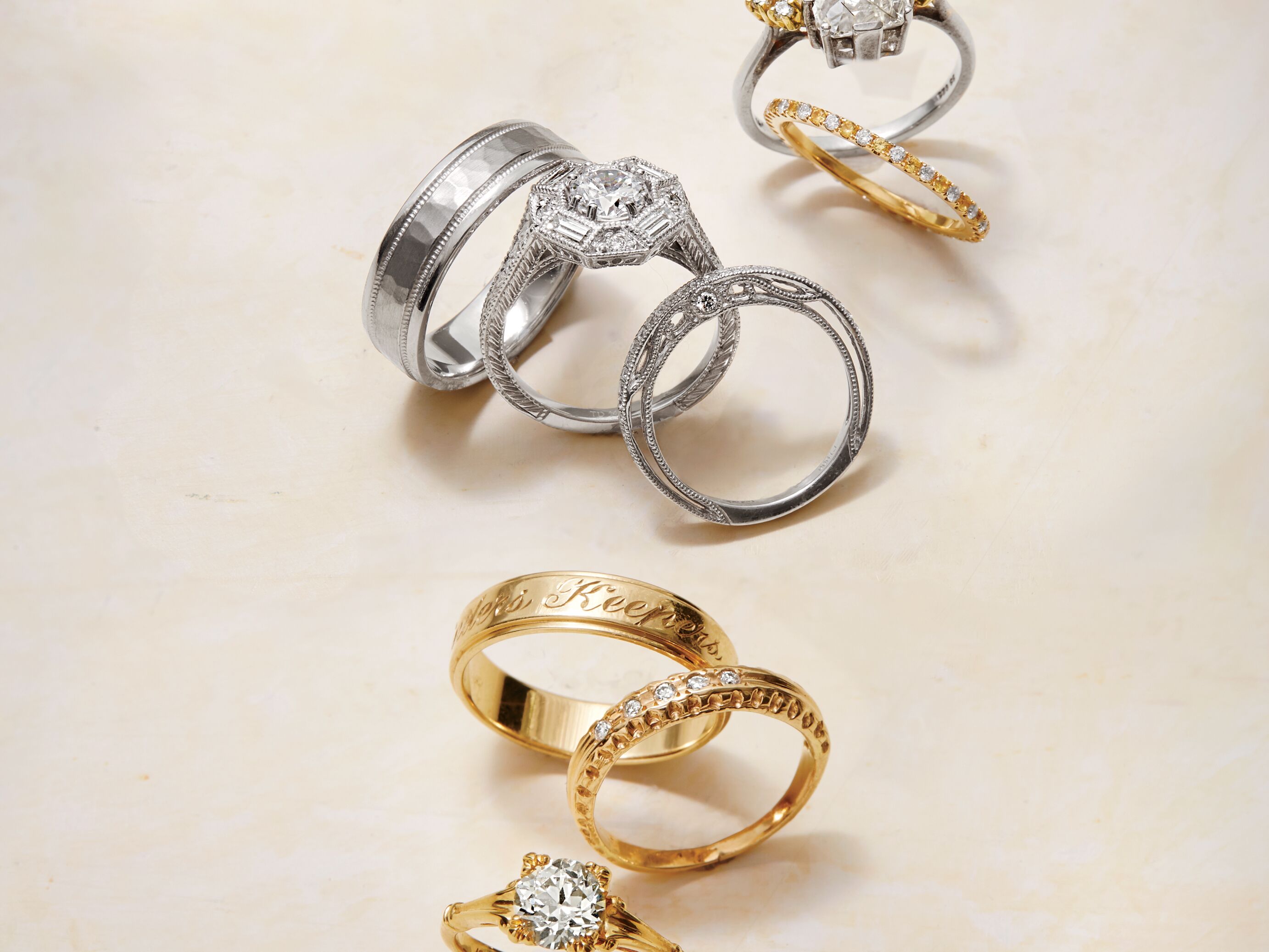 Most Beautiful Gold Ring Designs For Girls