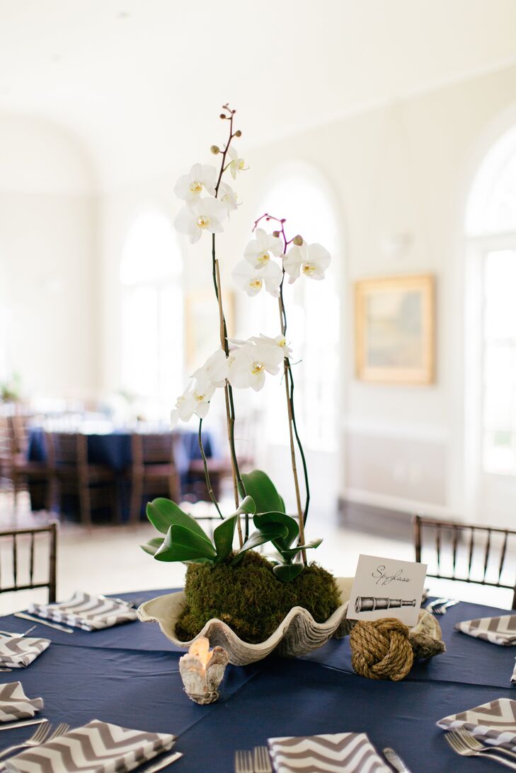 White Orchid Centerpieces