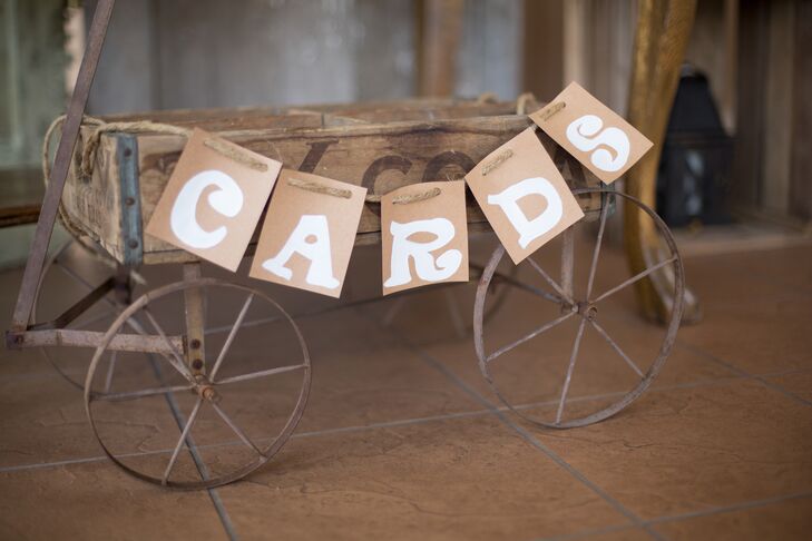 A Rustic Wagon Card Box in Russellville, Kentucy