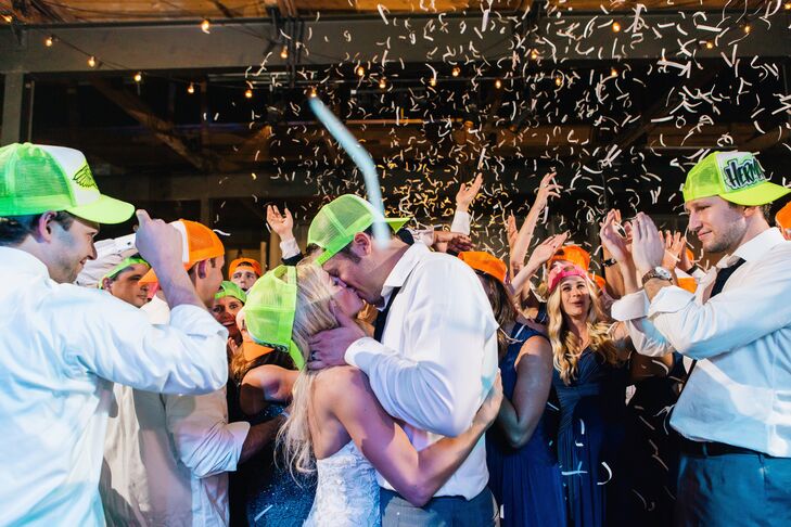 Wedding After-Party With Confetti Drop