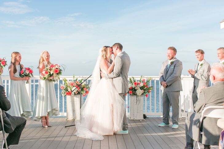 A Colorful, Personalized Beach Wedding at Avalon Yacht Club in New Jersey