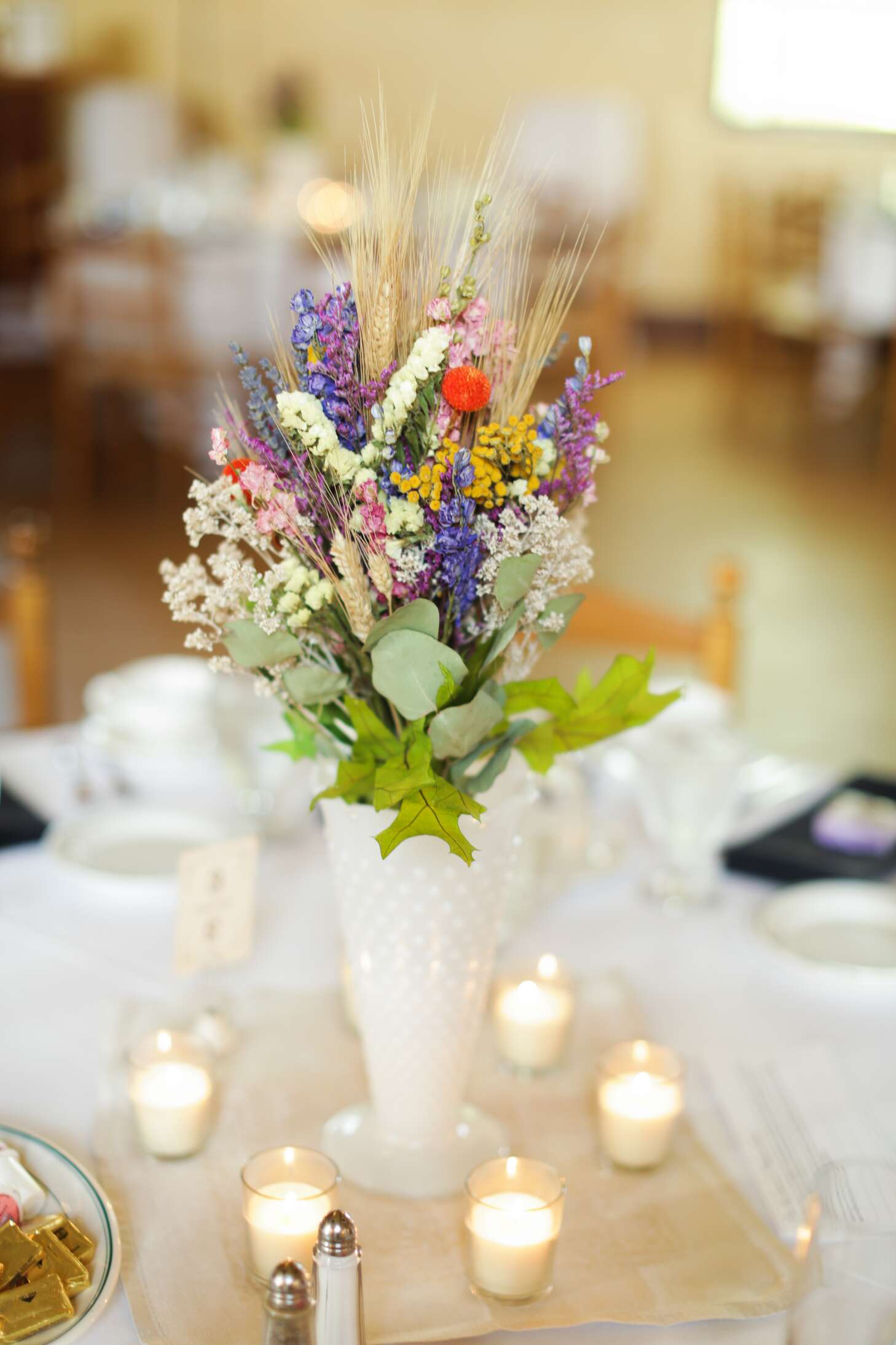 Milk Glass Vases Wedding Centerpieces