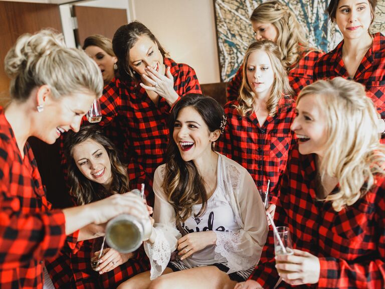 Getting-Ready Outfits for Your Bridesmaids the Morning of Your Wedding