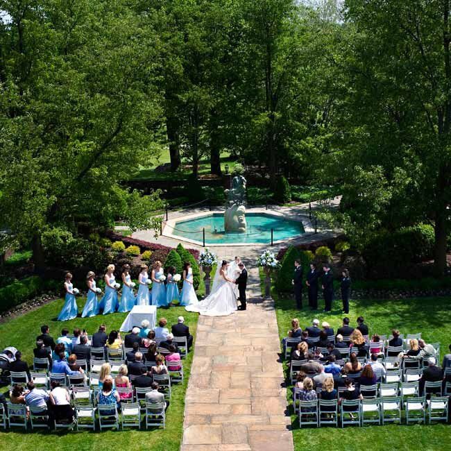 Meadow Brook Hall Outdoor Wedding Ceremony