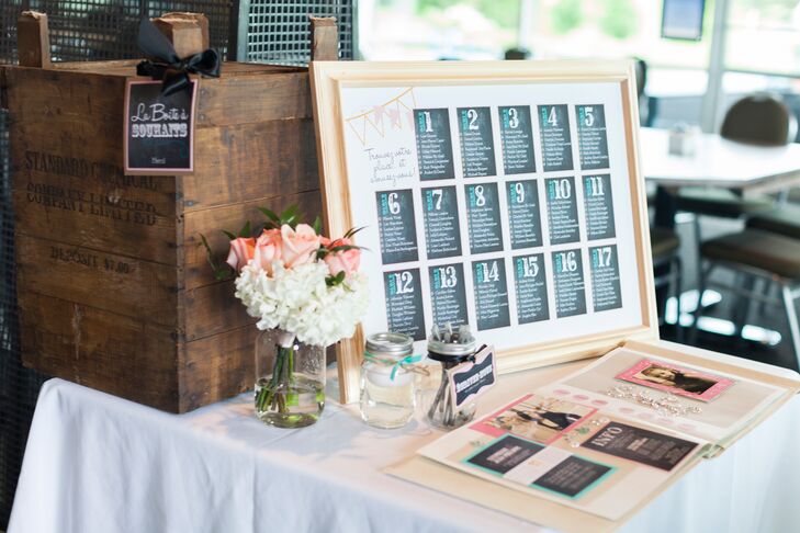 Chalkboard-Themed Seating Chart