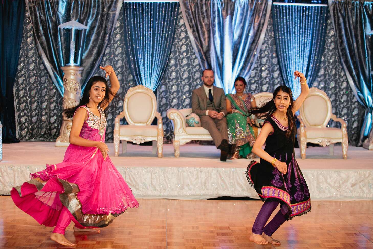 Indian Dancing At Wedding