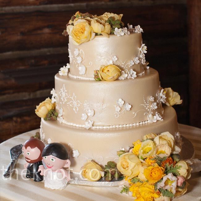 Marzipan Wedding Cake