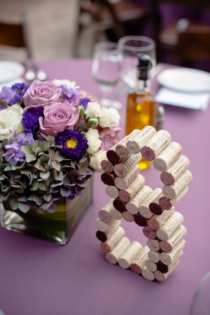 Wine Cork Table Numbers