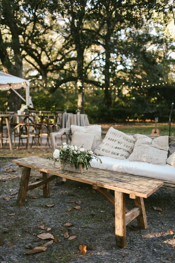 Park Outside Wedding Reception Decorations