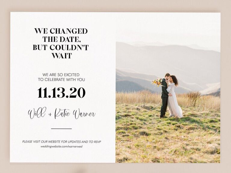 Elopement Announcements: 20+ Card and Wording Ideas Elopement Announcements: 20+ Card and Wording Ideas
