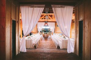 Elegant, Rustic Pedestal Centerpieces