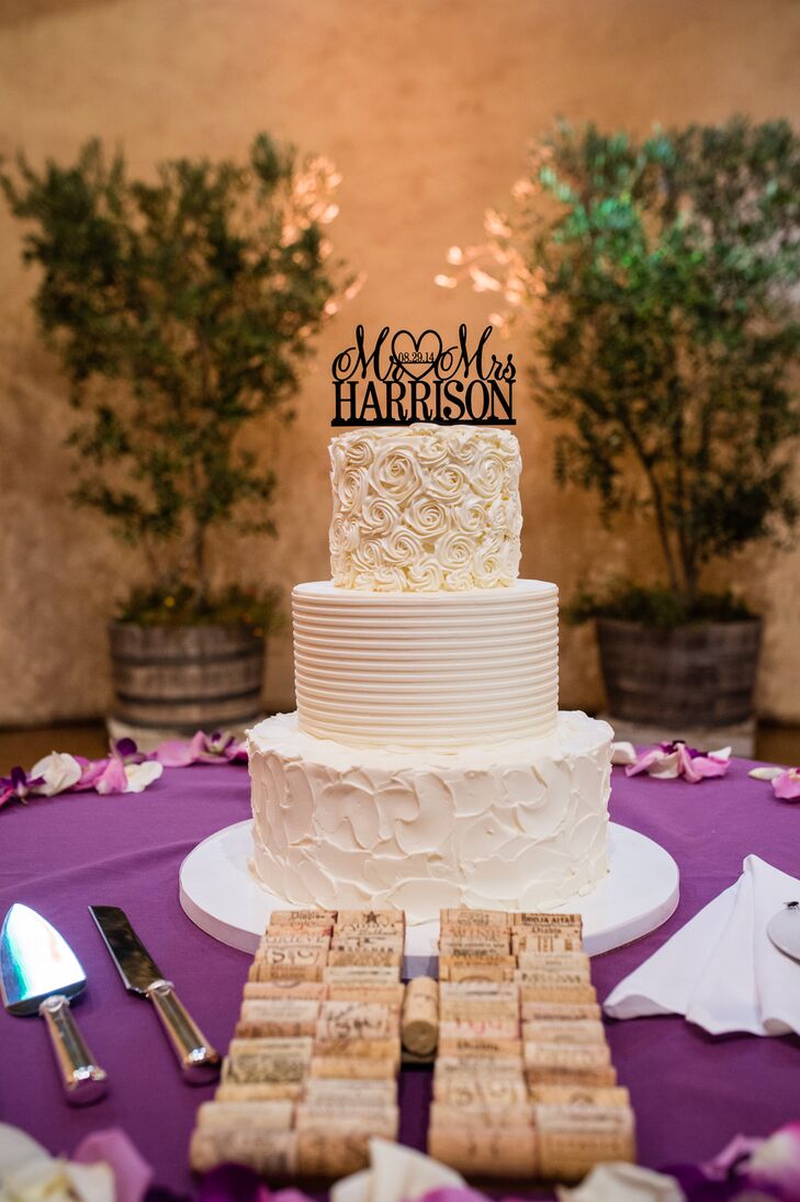 Classic White Tiered Wedding Cake