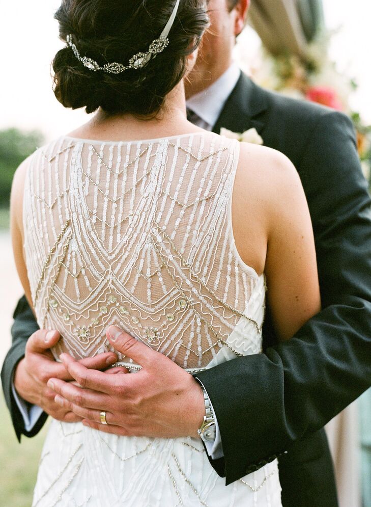 Beaded Vintage Wedding Dress