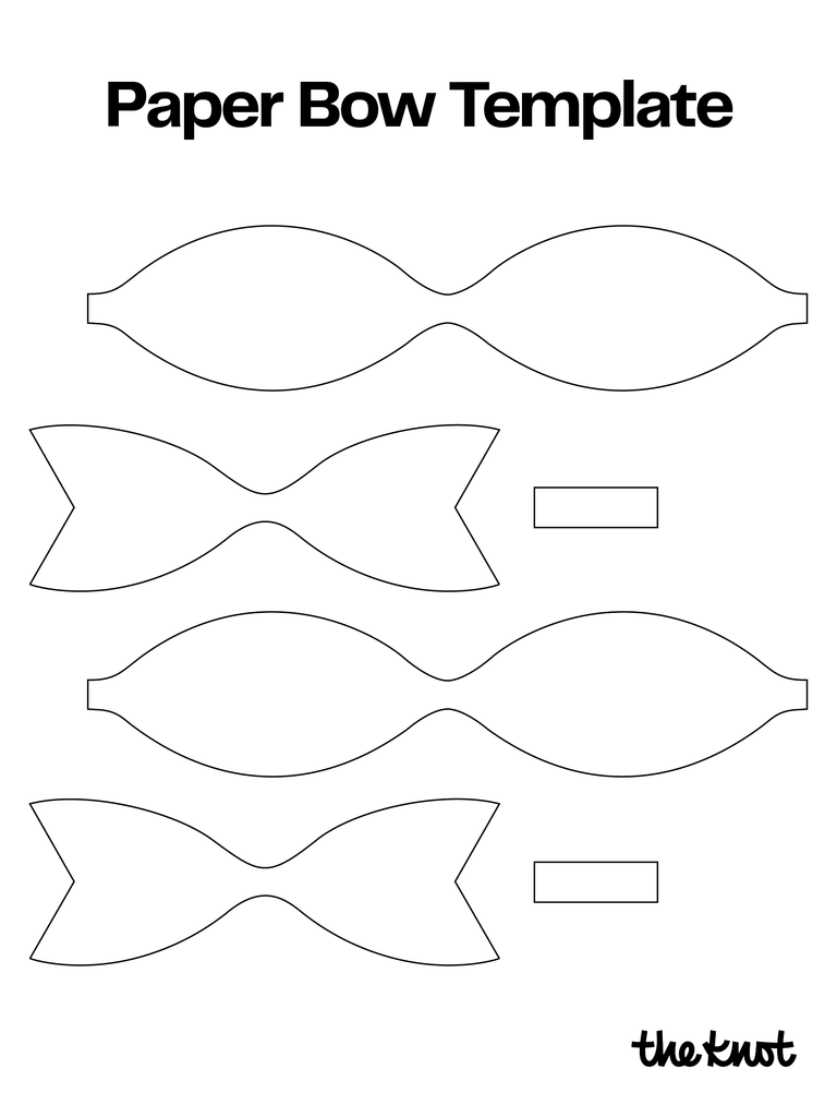 How To Make A Bow Simple Step By Step Guide With Templates