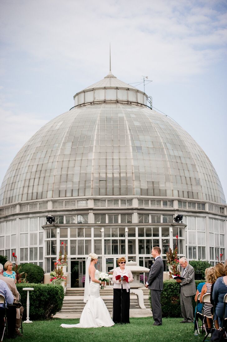 Ann Scripps Whitcomb Conservatory Wedding Ceremony