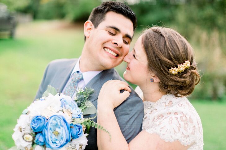 Bride and Groom Share a Smile