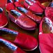 Red Glitter TOMS
