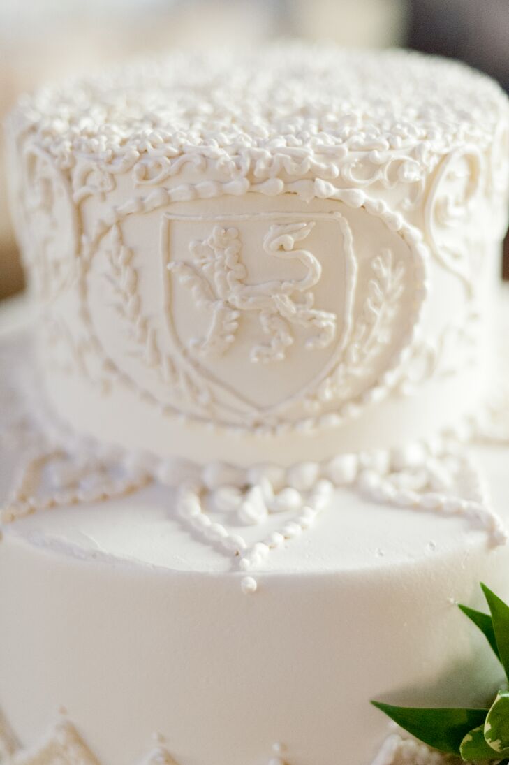 White Piped Buttercream Frosting