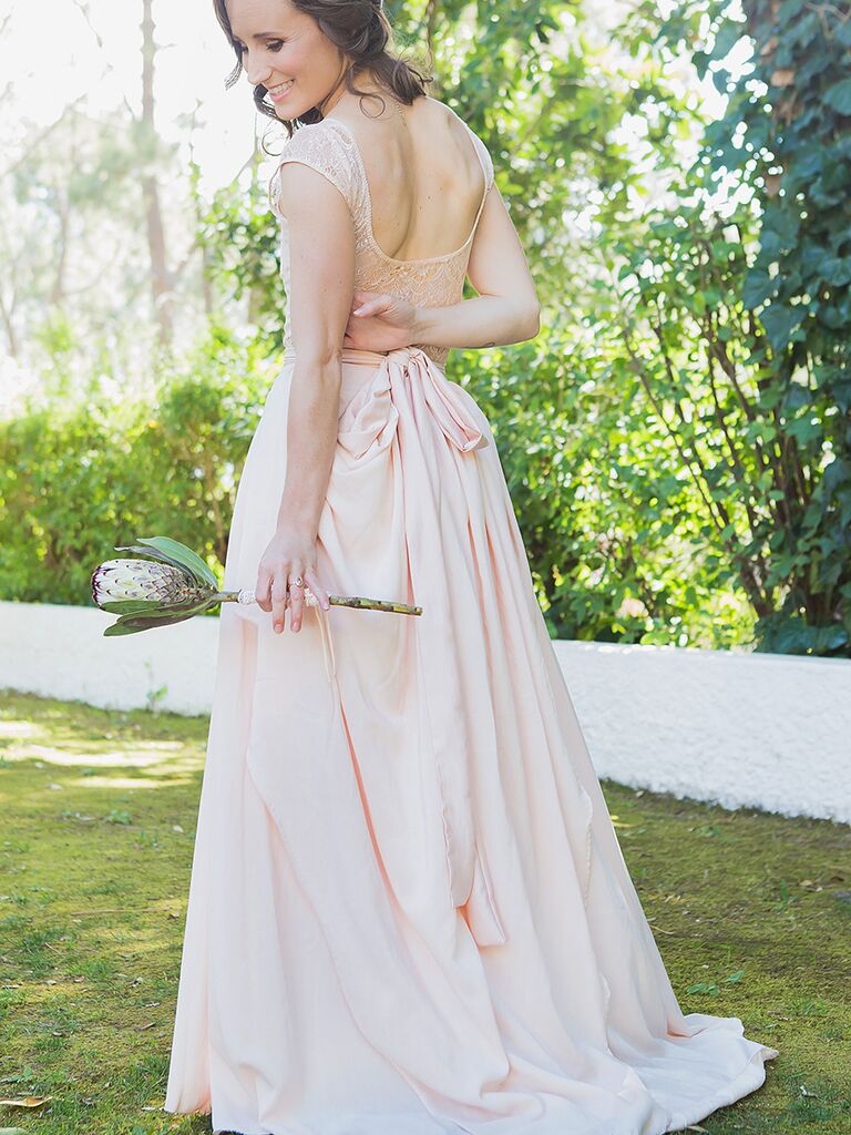 The Prettiest Blush and Light Pink Wedding Gowns