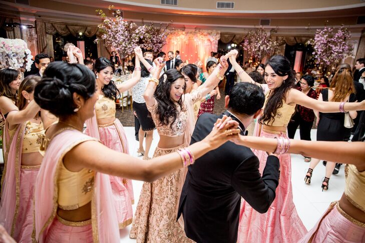 Traditional Indian Dancing at Reception