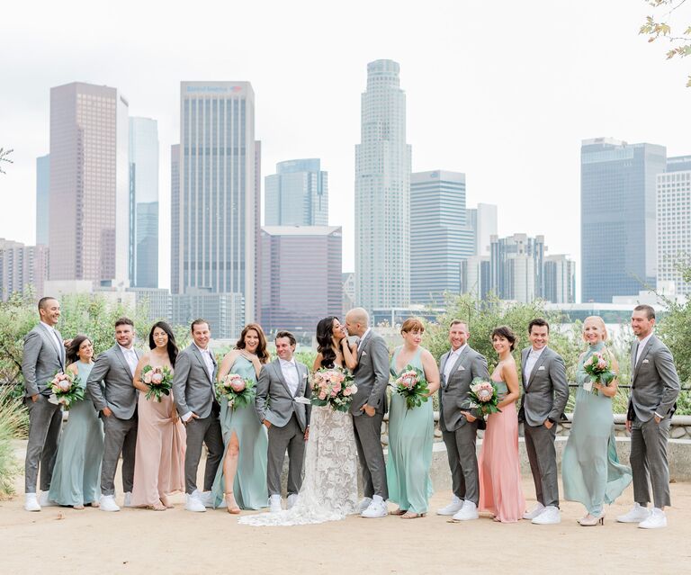 Exclusive: Stephanie Beatriz Shares Her L.A.-Themed Wedding Album