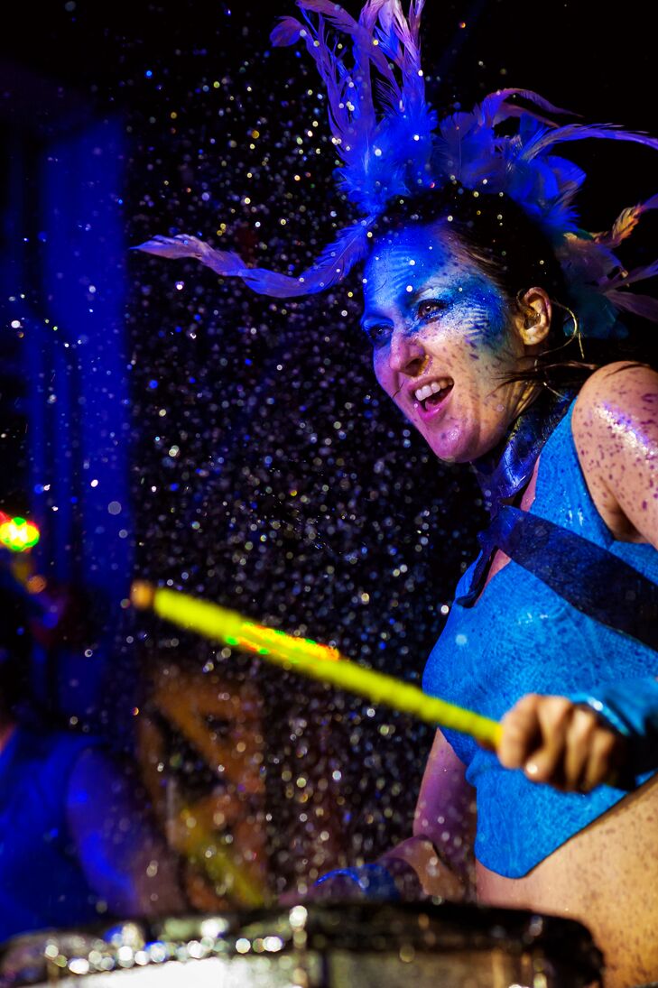 Glitter Filled Modern Drum Show