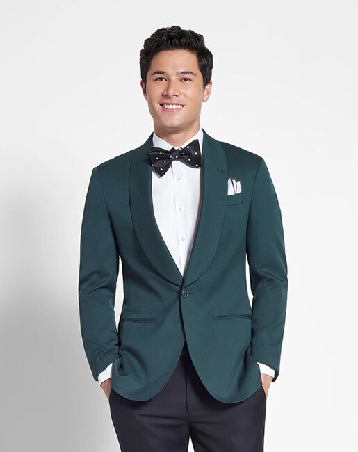 The Black Tux Emerald Shawl Jacket Tuxedo Wedding Tuxedo | The Knot