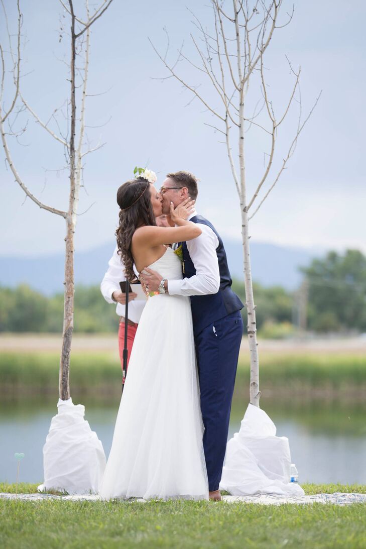 Michelle and Gabor First Kiss
