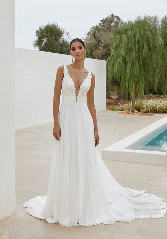 Chiffon Wedding Dresses | The Knot